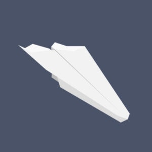 The Needle Paper Airplane Template, Details and Instructions