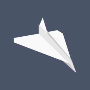 Corporate Jet Paper Airplane Template, Details and Instructions