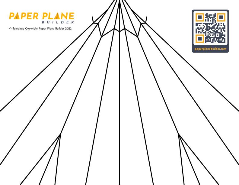 Modified Dart | Paper Airplane Template