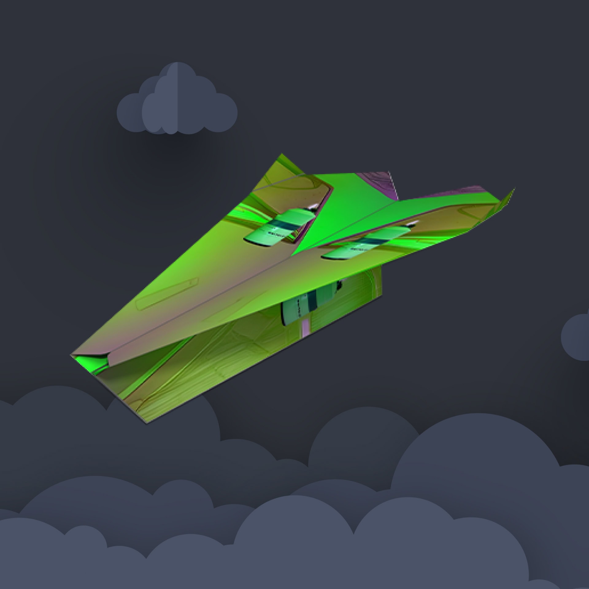 Dart Paper Airplane Template, Details and Instructions