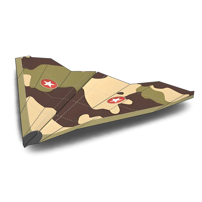 Paper Airplane Folding Instructions, Templates and Designer