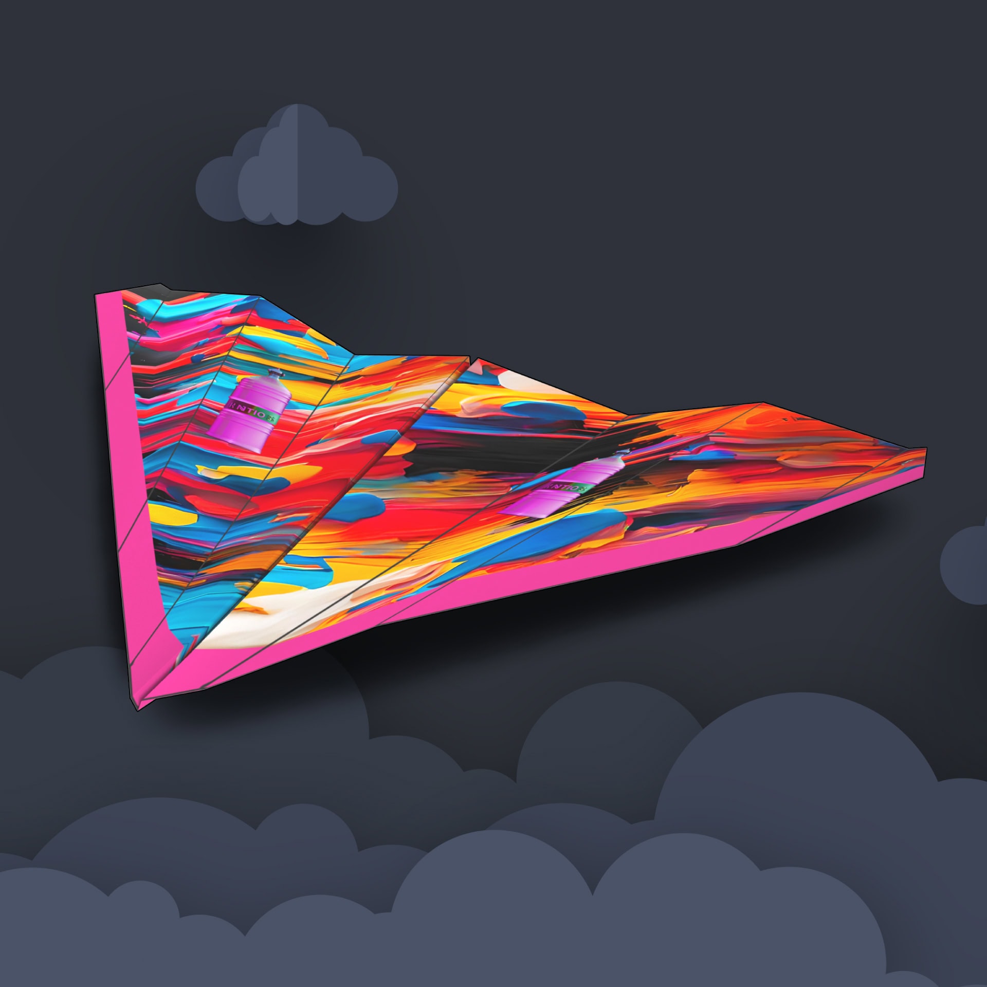 The Needle Paper Airplane Template, Details and Instructions